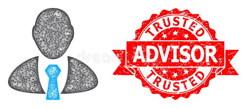 Trusted Advisor. Seal and Imprint Stock Illustration - Illustration of ...