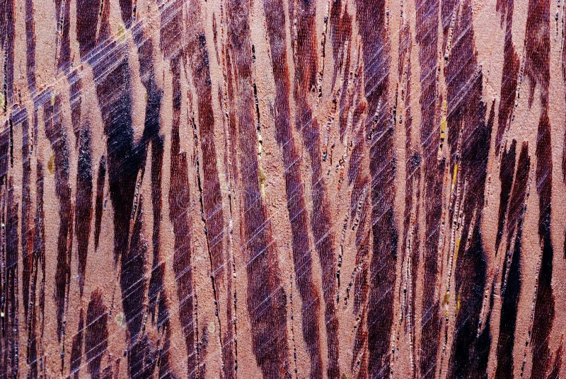 Scratched Wood Texture Closeup Stock Photo - Image of design, brown ...