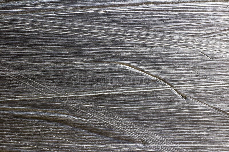 Scratches on the Sliding Surface of the Snowboard Close-up Stock Photo ...