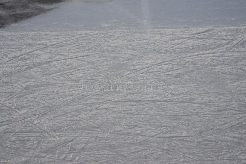 Scratches on the Surface of the Ice Background Texture Stock Photo ...