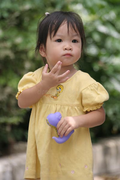 Scratching chin stock photo. Image of chin, hold, little - 5700732