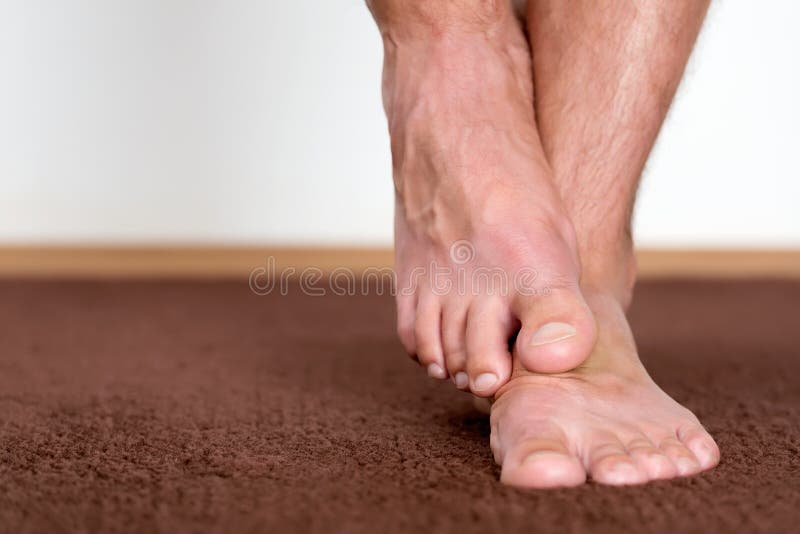 Scratching foot stock image. Image of hygienic, care - 60375317