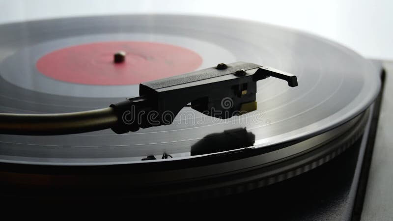 Scratching Vinyl Disc in Professional Record Studio Stock Video - Video ...