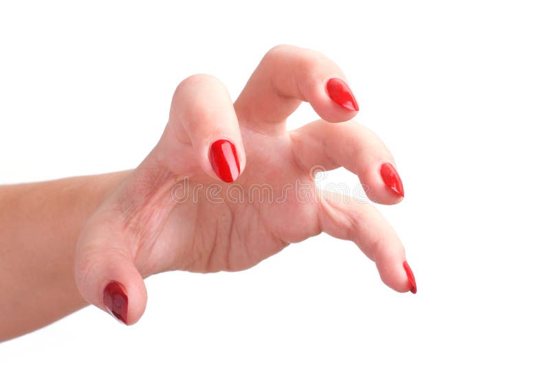 Scratching woman hand stock photo. Image of fingernail - 29095336