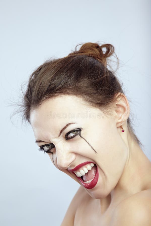 Scream stock photo. Image of isolated, portraiture, background - 11537136
