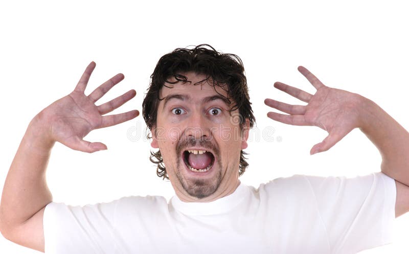 Screaming People stock image. Image of male, entertainment - 23808315