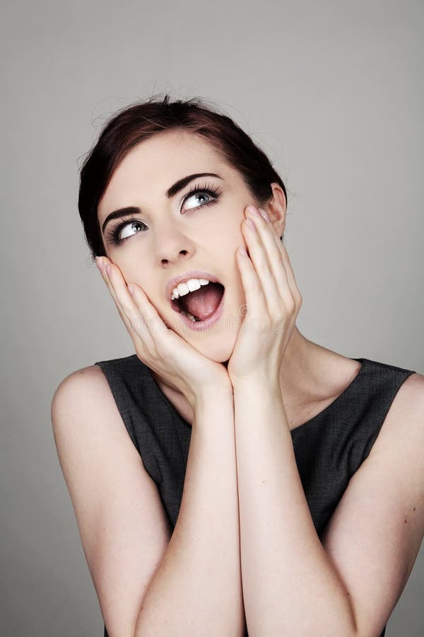 The scream stock photo. Image of stress, shout, angry - 21408316