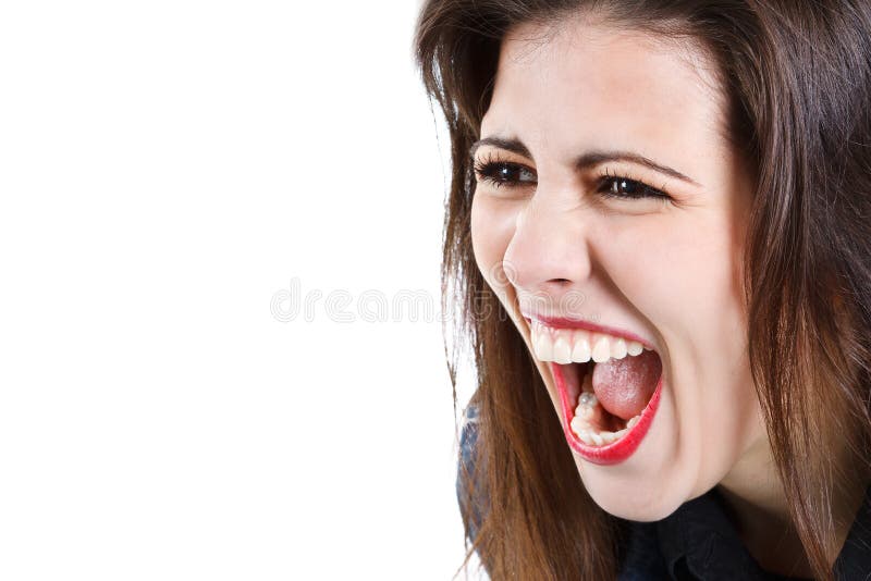 Very Upset and Emotional Woman Crying. Stock Image - Image of divorce ...