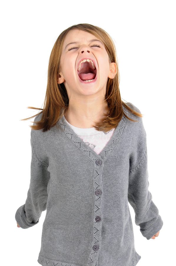 Scream stock image. Image of isolated, scream, female - 29624041
