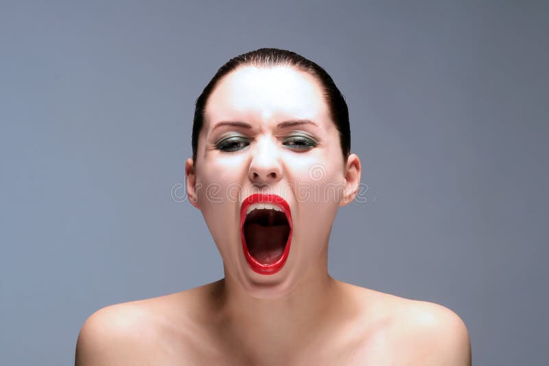 Scream stock photo. Image of energy, humor, idea, sign - 4976136