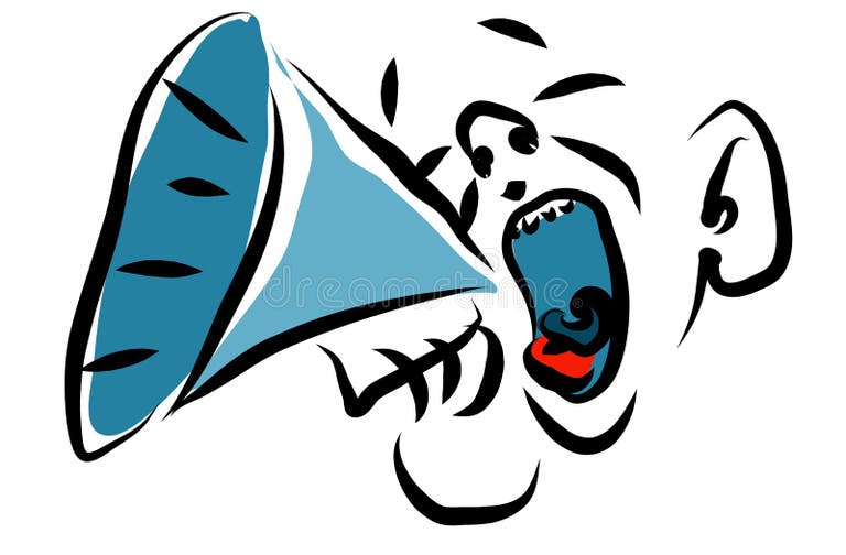 Scream Megaphone Stock Illustrations – 18,147 Scream Megaphone Stock ...