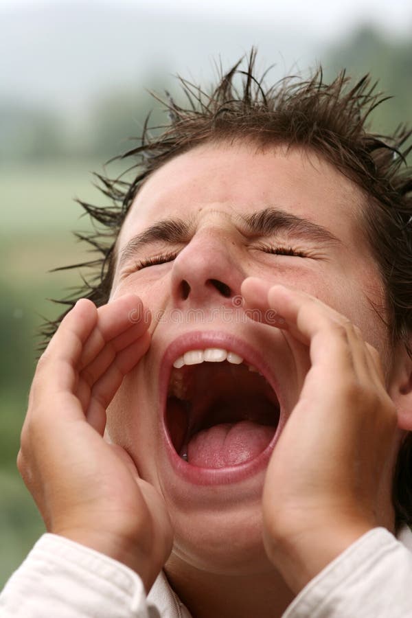 Scream stock image. Image of teenager, male, people, face - 679063