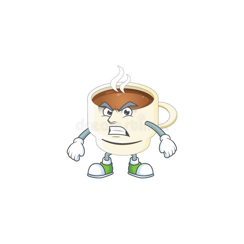 Angry Cup Coffee Cartoon Stock Illustrations – 360 Angry Cup Coffee ...