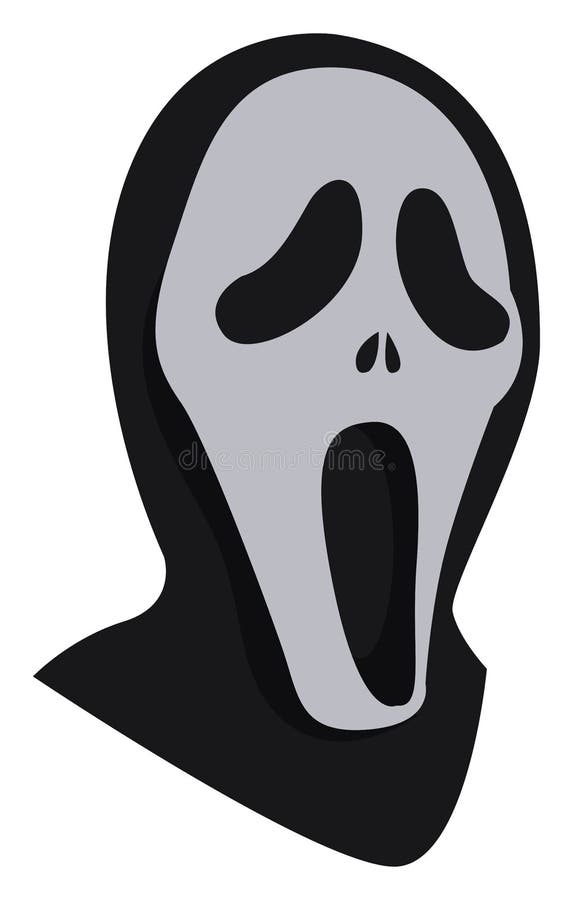 Scream Mask, Illustration, Vector Stock Vector - Illustration of design ...