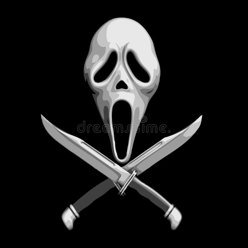 Scream Scary Knife editorial photography. Illustration of crime - 44345702