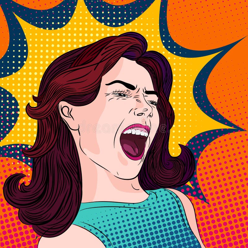 Cry Shout Stock Illustrations – 2,704 Cry Shout Stock Illustrations ...