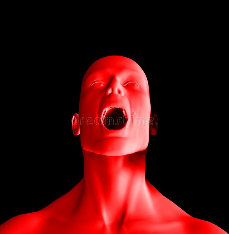 Abstract Screaming Scared Person Stock Illustrations – 50 Abstract ...