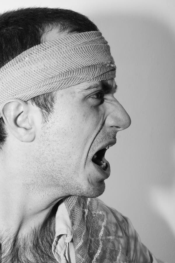 Screaming stock photo. Image of anger, evil, horror, open - 20963188