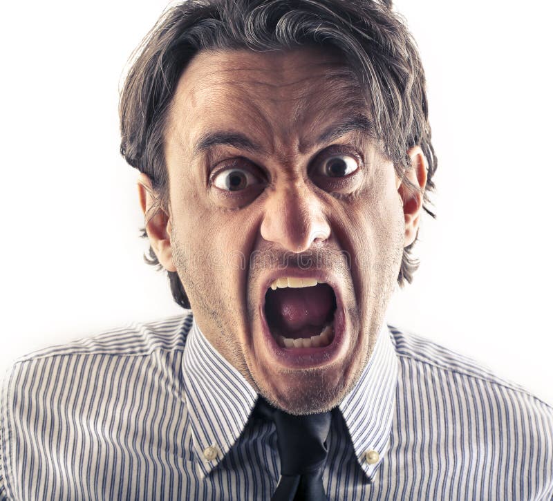 Angry man stock image. Image of rage, negative, enraged - 37013655