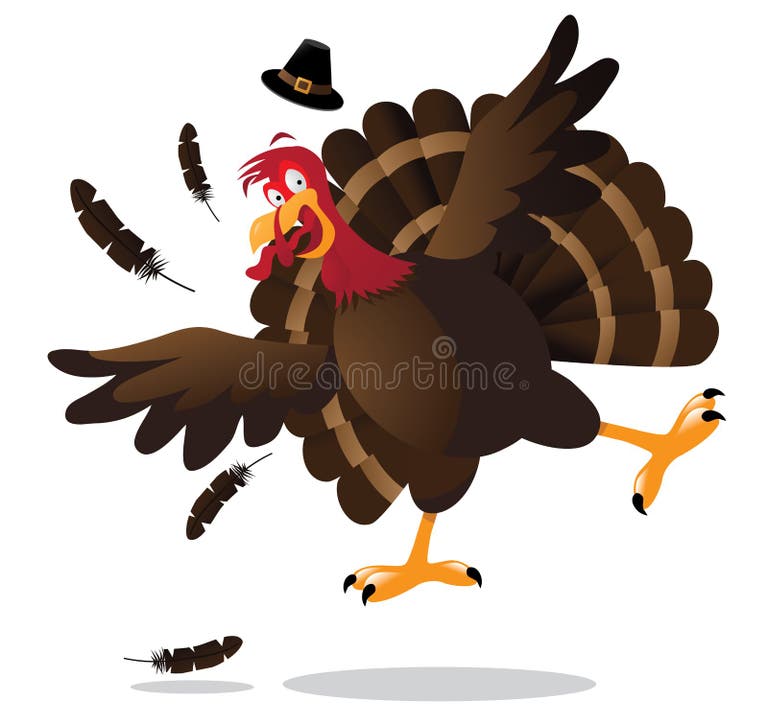 Cartoon Scared Turkey Stock Illustrations – 134 Cartoon Scared Turkey ...