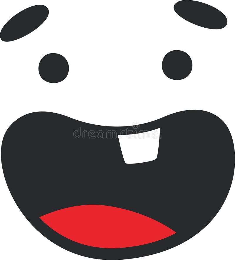Screaming Character Face stock vector. Illustration of funny - 286628771