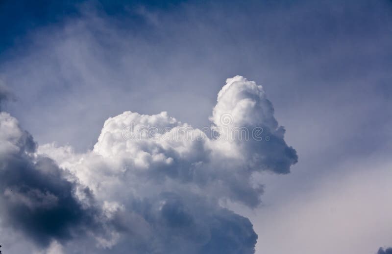 Cumulus mediocris cloud stock image. Image of daylight - 50307777