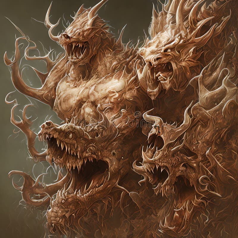 Screaming Devil, Generative AI Illustration Stock Illustration ...