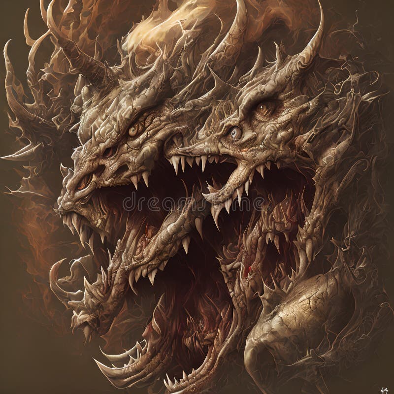 Screaming Devil, Generative AI Illustration Stock Illustration ...