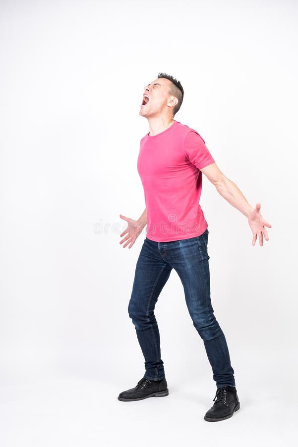 522 Man Screaming Full Body Stock Photos - Free & Royalty-Free Stock ...