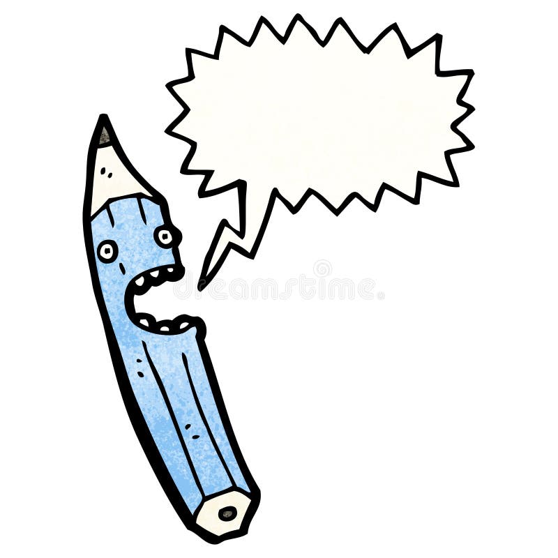 Screaming Pencil Cartoon Character Stock Vector - Illustration of drawn ...