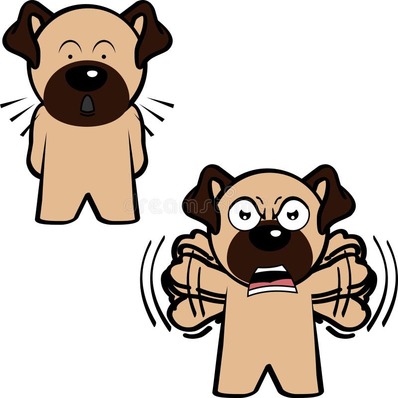 Screaming Dog Stock Illustrations – 171 Screaming Dog Stock ...