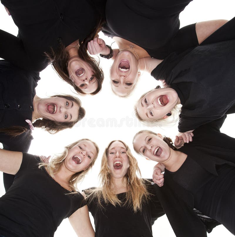 Screaming women stock image. Image of concepts, organized - 18924677