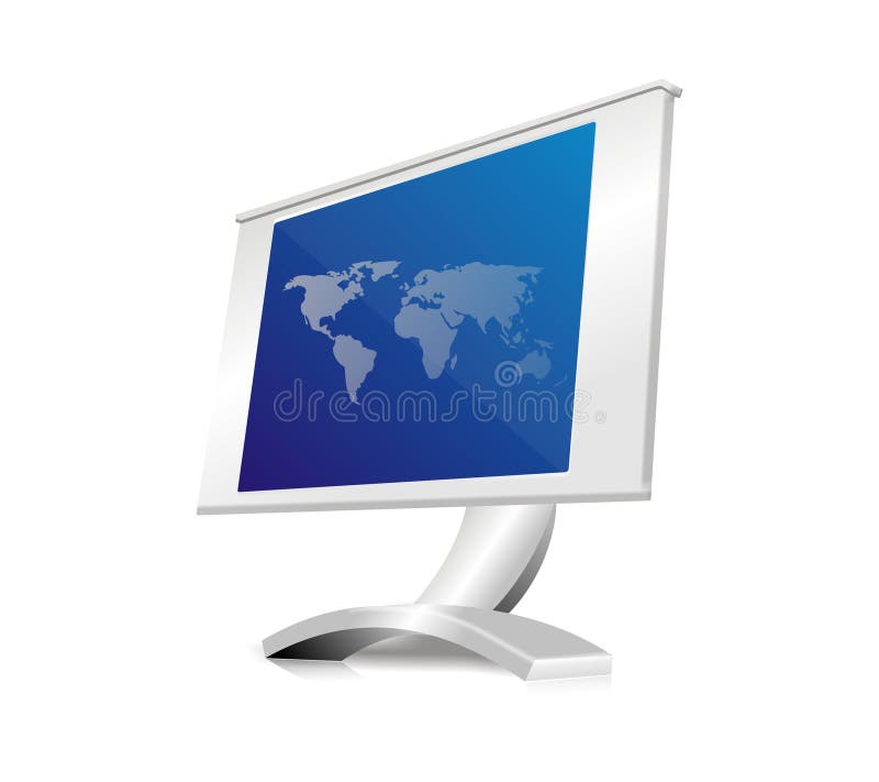 Screen stock illustration. Illustration of tech, design - 3456108