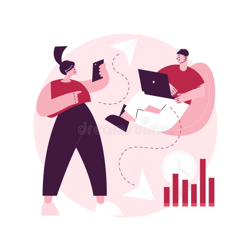 Screen Addiction Abstract Concept Vector Illustration. Stock Vector ...