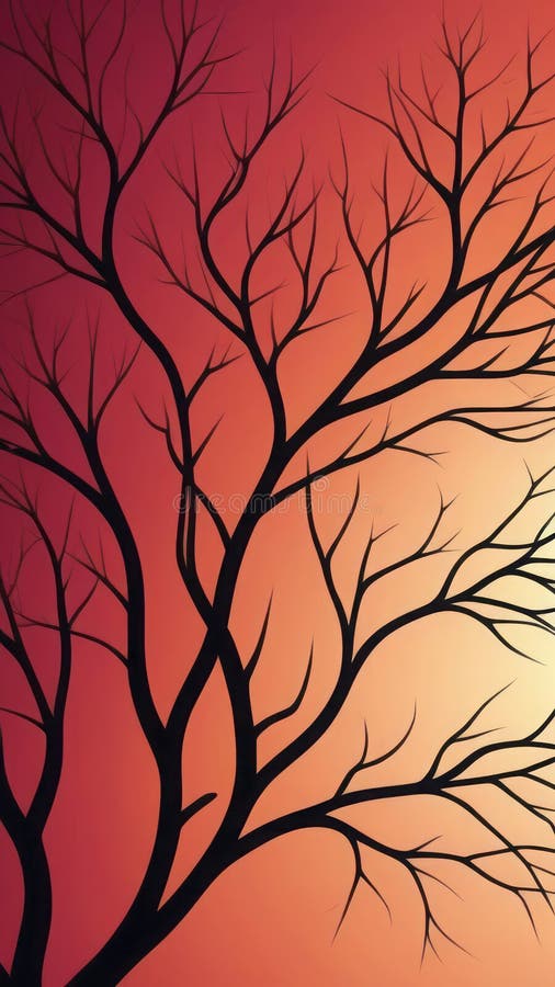 Screen Background from Branched Shapes and Maroon Stock Photo - Image ...