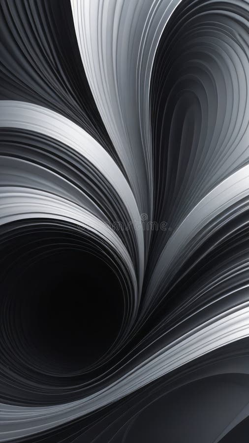 Screen Background from Vortex Shapes and Silver Stock Image - Image of ...