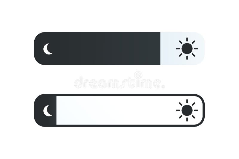 Screen Brightness Switch. Illustration Vector Stock Vector ...