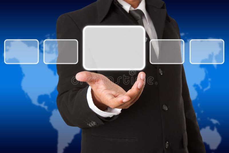 Screen Button Interface stock photo. Image of generation - 59183178