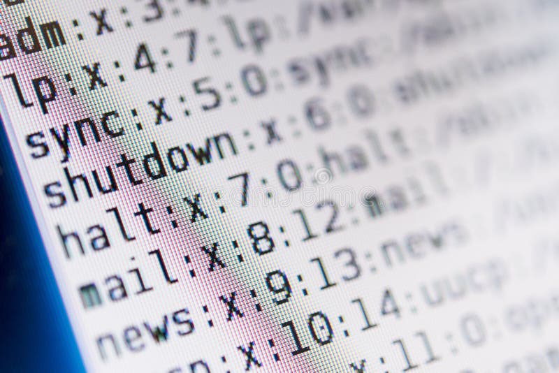 Screen with computer code stock photo. Image of software - 114713280