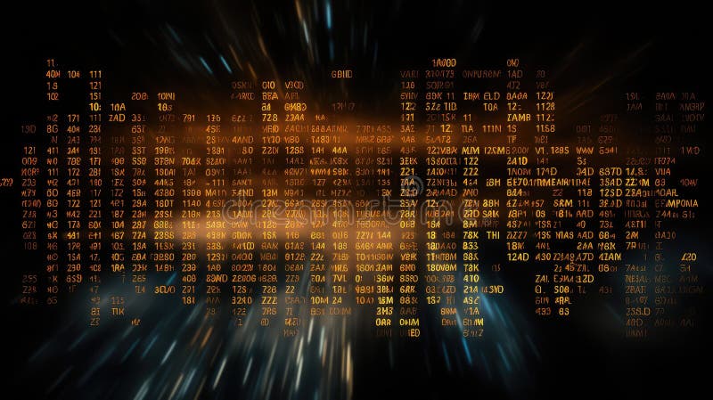 Screen data list stock illustration. Illustration of spreadsheet ...