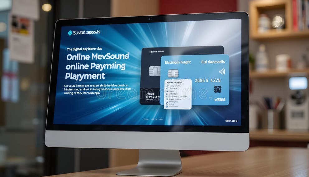 Screen with Digital Wallet and QR Code Stock Illustration ...