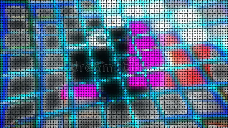 LED Screen Dots Abstract Background, 3d Rendering Computer Generating, LED Display Technology ...