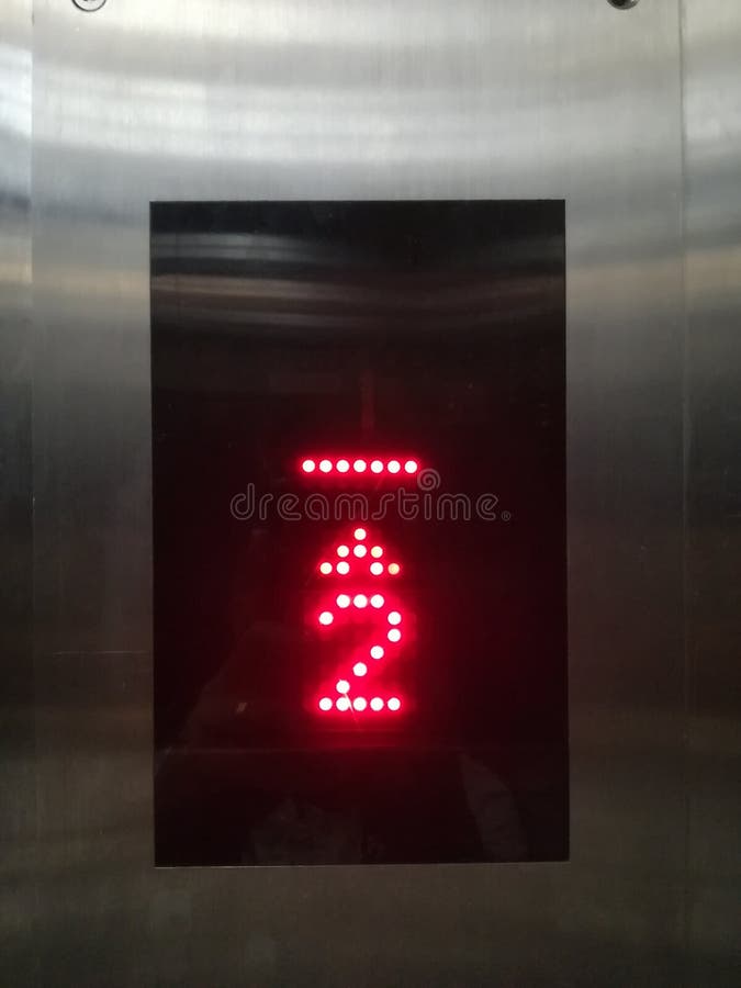 Screen of elevator stock photo. Image of office, screen - 108938222