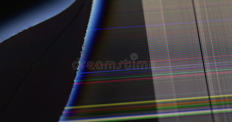 Screen Failure Broken Texture Defocused Glitch Stock Video - Video of ...