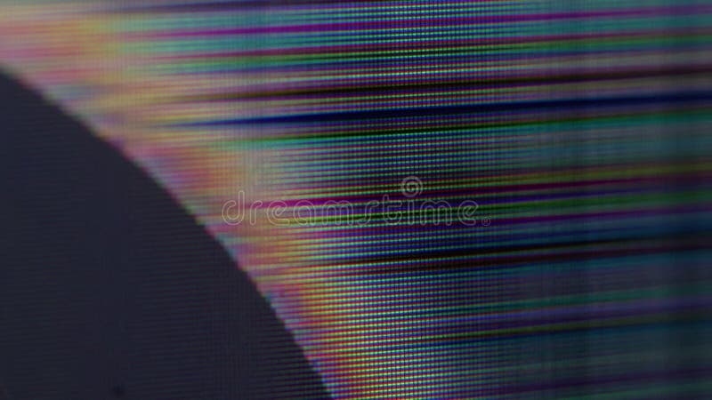 Screen Failure Monitor Problem Broken Blur Glitch Stock Video - Video ...