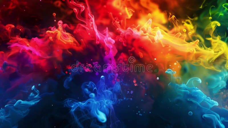 A Mix of Chemical Compounds Erupts into a Glorious Display of Bright ...
