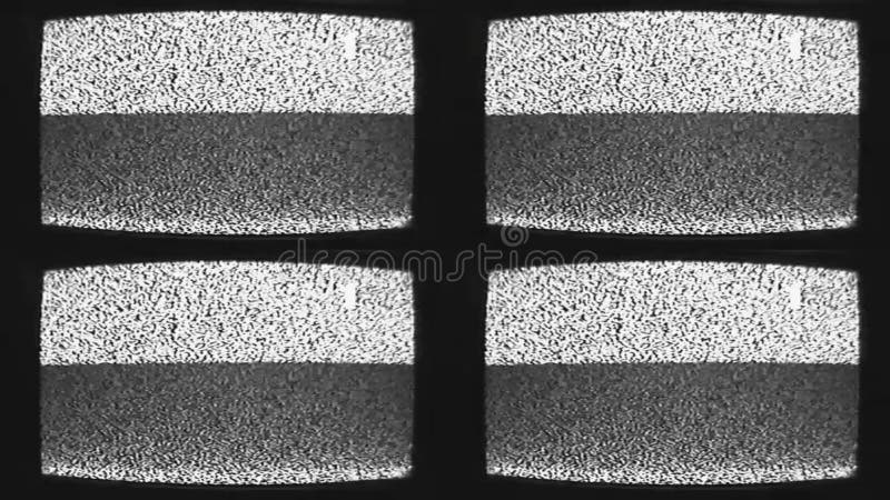 Screen Glitch Analog Tv Static Noise Grain Channel Stock Image - Image ...