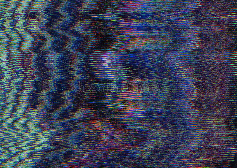 Screen Glitch Transmission Error Blue Static Noise Stock Image - Image ...