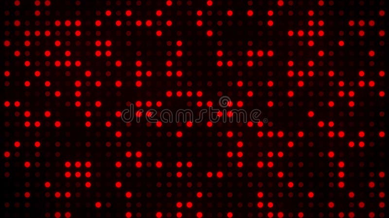 Screen of Digital Red Squares Loop Motion Background Stock Footage ...