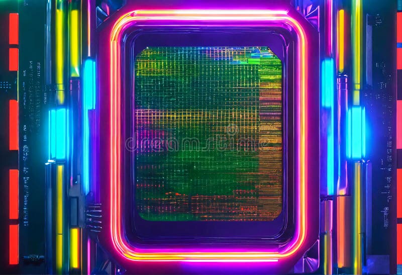 Screen for Identification of Person by Fingerprint or Face Stock ...